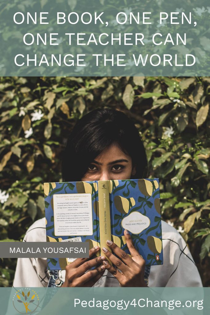 One book, one pen, one teacher - Pedagogy4Change